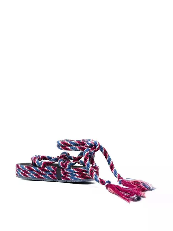 Isabel Marant Étoile Erol Rope Flat Sandals - Blue