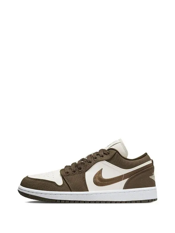 JORDAN Air 1 Low Light Olive Sneakers - Green