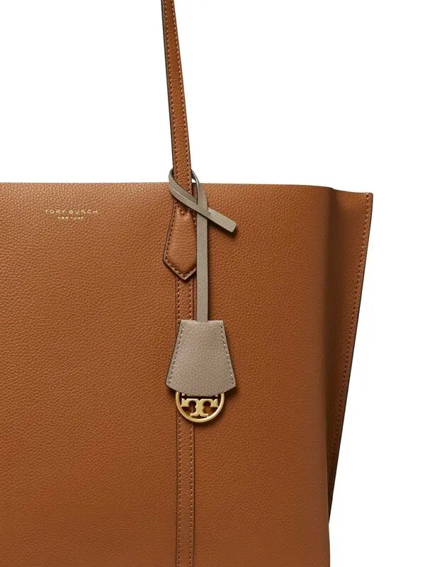 Tory Burch Leather Tote Bag - Brown