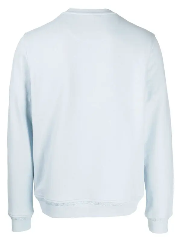 Belstaff Logo Patch Long-sleeved Sweatshirt - Blue