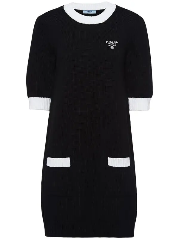 Prada Logo Mini Dress