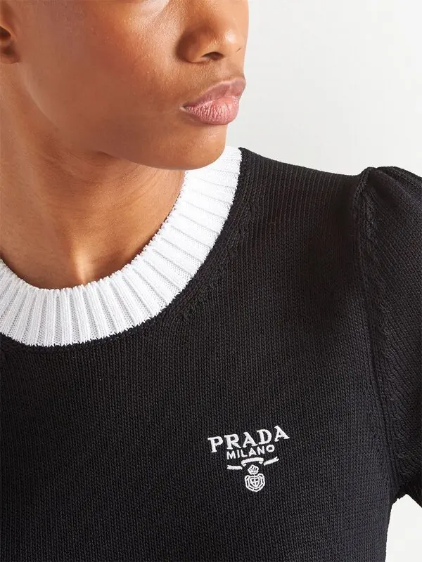 Prada Logo Mini Dress