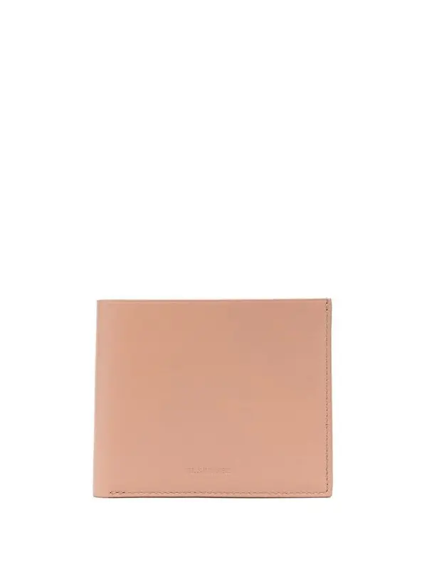JIL SANDER Leather Folding Wallet - Neutrals