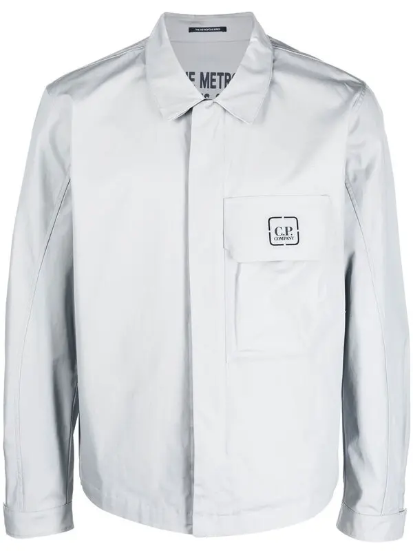 C.P. COMPANY Logo-print Shirt Jacket