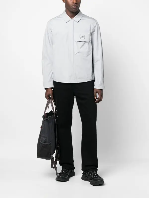 C.P. COMPANY Logo-print Shirt Jacket