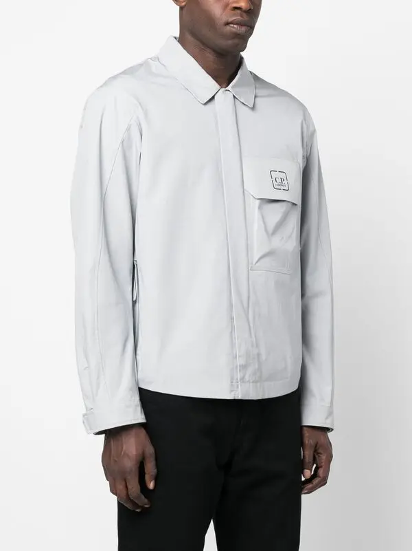 C.P. COMPANY Logo-print Shirt Jacket