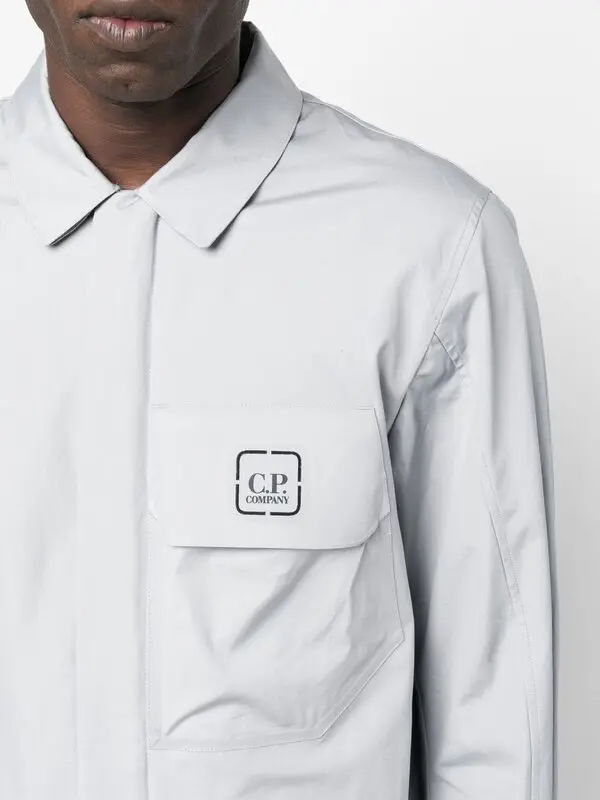 C.P. COMPANY Logo-print Shirt Jacket