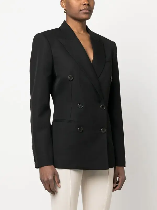 ARMARIUM Myra Double-breasted Blazer - Black