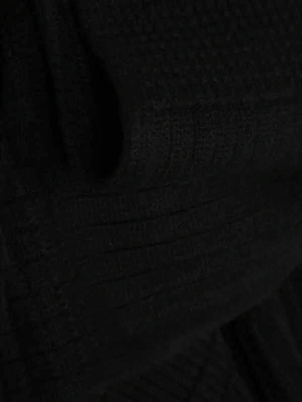 BARRIE Stripe-print Knit Scarf