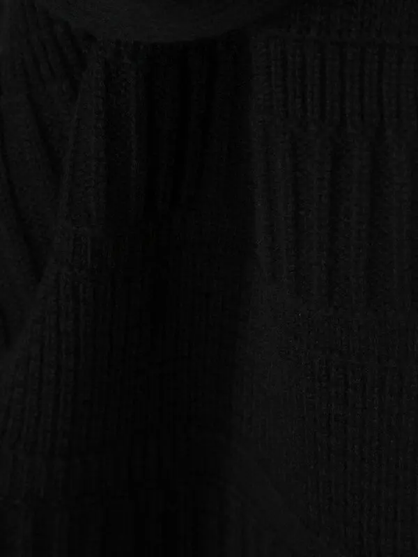 BARRIE Stripe-print Knit Scarf