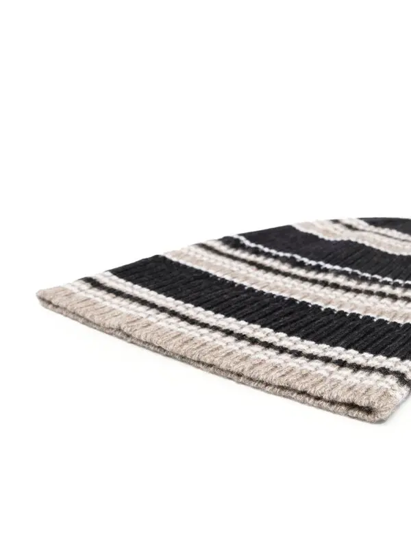 BARRIE Cashmere Striped Beanie