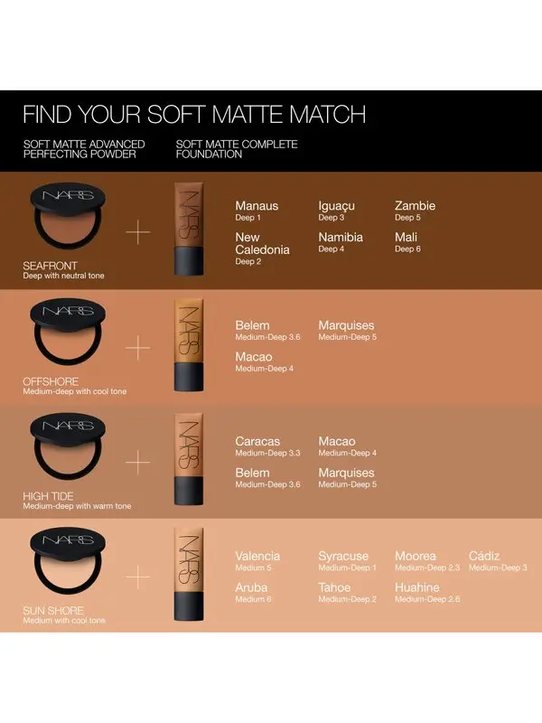 NARS Soft Matte Advanced Perfecting Powder - Seafront