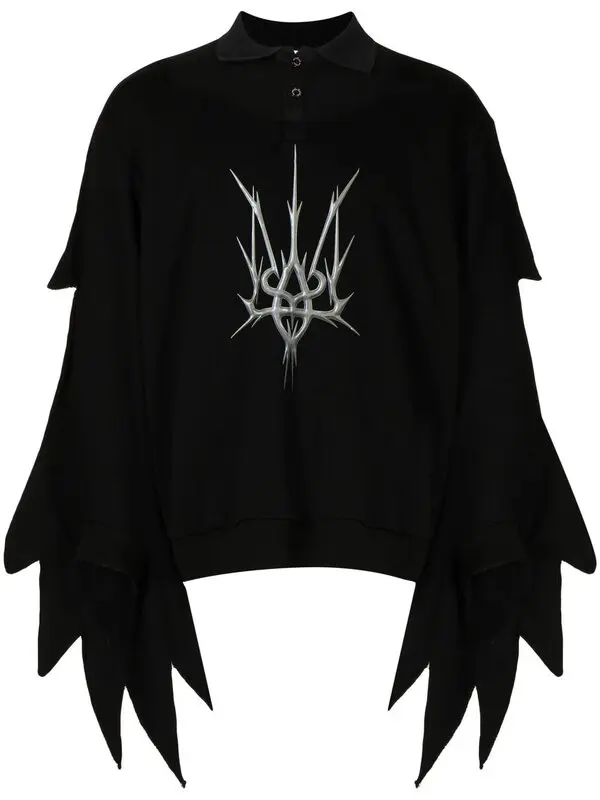 Natasha Zinko Trident Winged Sweatshirt