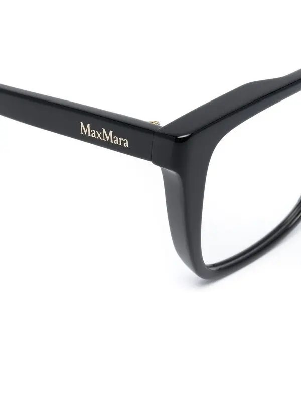 Max Mara Logo-print D-frame Glasses