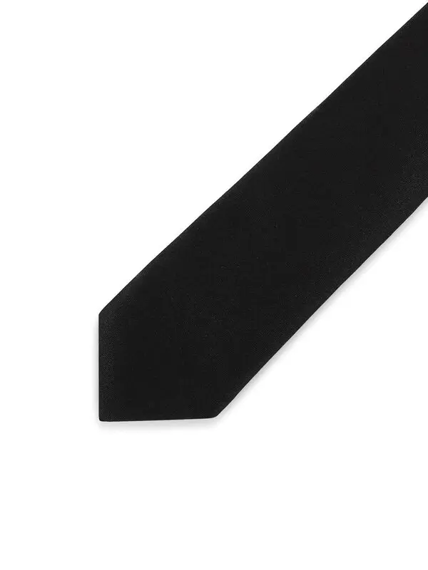 Dolce & Gabbana Silk Satin Blade Tie - Blue