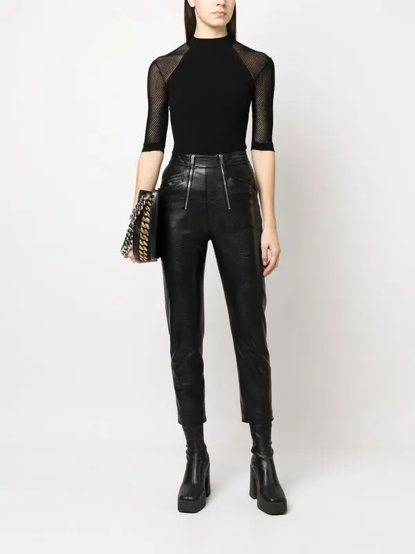 Stella McCartney Mesh Panelled Knitted Top