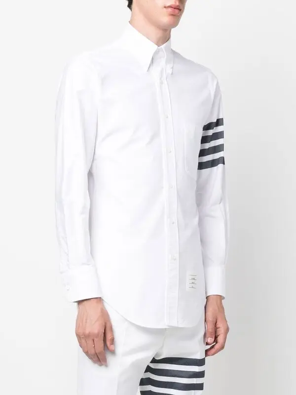 Thom Browne Bar Stripe Cotton Shirt