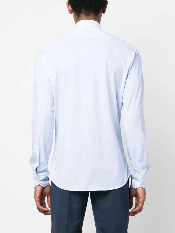 TRAIANO MILANO Longsleeved Pointed-collar Shirt