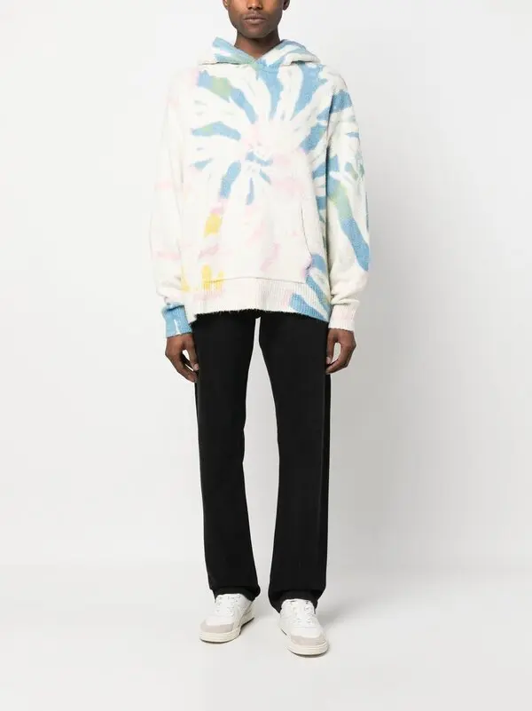 Palm Angels Tie-dye Print Hoodie