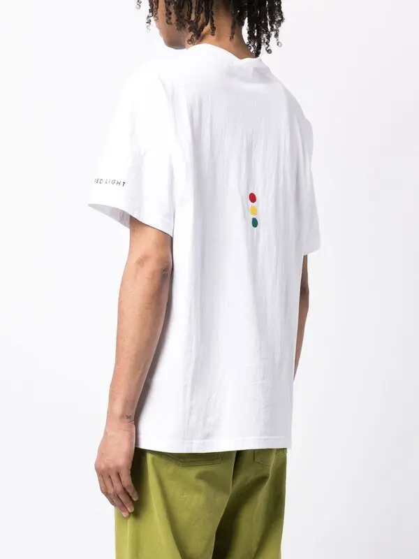 MOSTLY HEARD RARELY SEEN Red Light Green Light Cotton T-shirt