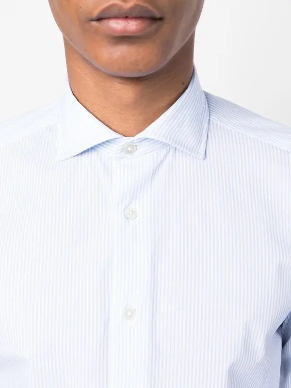 TRAIANO MILANO Rossini Striped Shirt