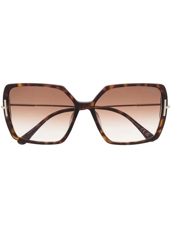 TOM FORD Oversized Square-frame Sunglasses - Brown