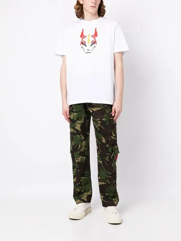 MOSTLY HEARD RARELY SEEN Slogan-print Cotton T-shirt