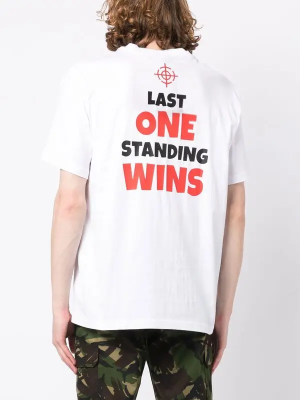 MOSTLY HEARD RARELY SEEN Slogan-print Cotton T-shirt