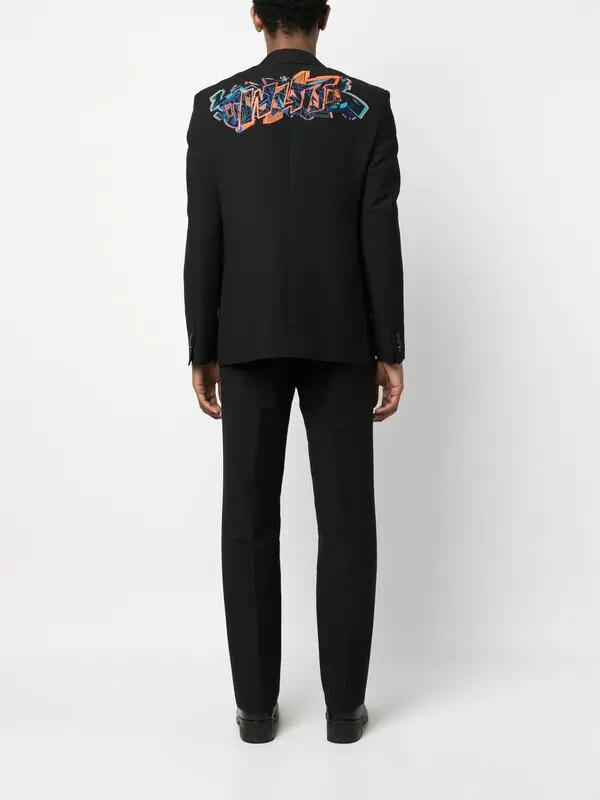 Off-White Graf Coupe Strap Single-breasted Blazer