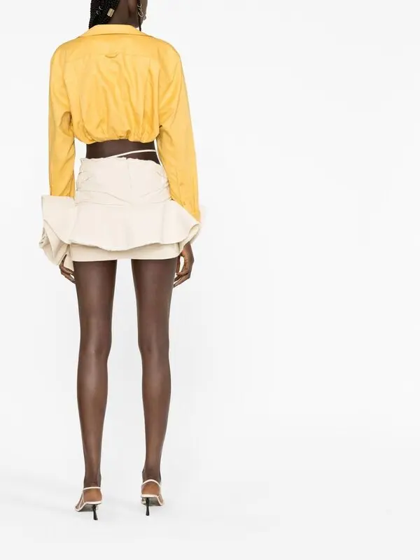 Jacquemus Le Papier Bolero Shirt - Yellow