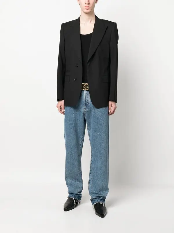 Dolce & Gabbana Sicilia-fit Double-breasted Blazer - Black