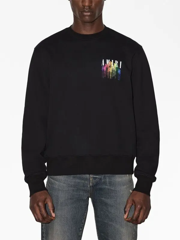 Amiri Drip Logo-print Sweatshirt