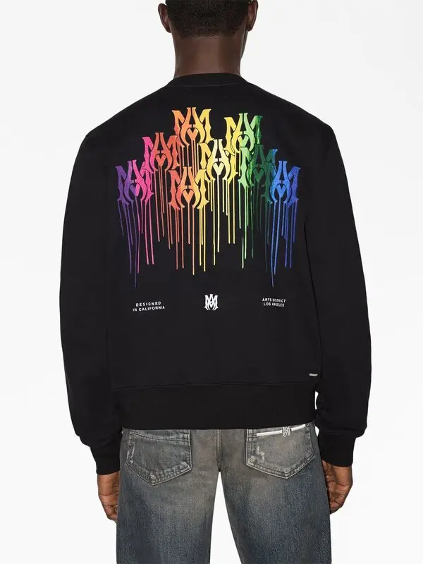 Amiri Drip Logo-print Sweatshirt