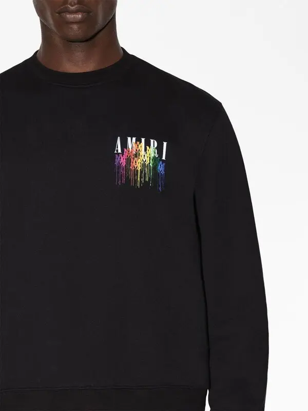 Amiri Drip Logo-print Sweatshirt