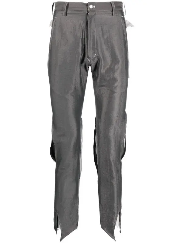 SULVAM Slim Cut-out Trousers