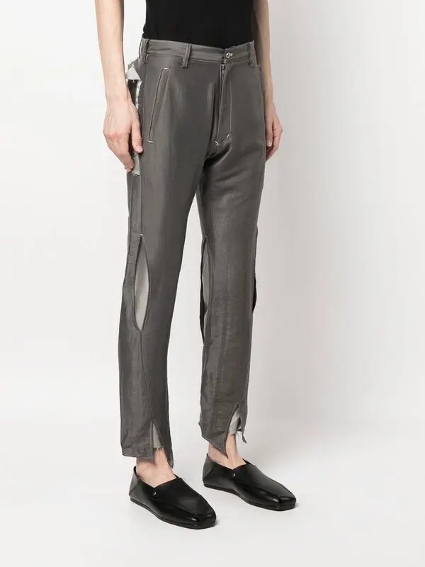 SULVAM Slim Cut-out Trousers