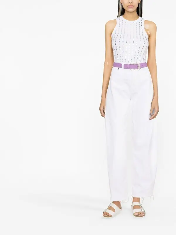 GANNI Embellished Tank Top
