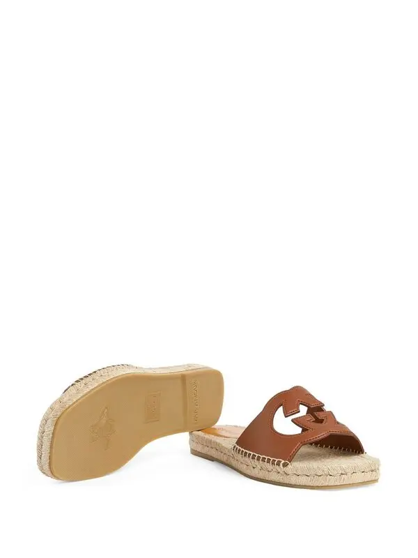 Gucci Interlocking G Espadrilles - Brown