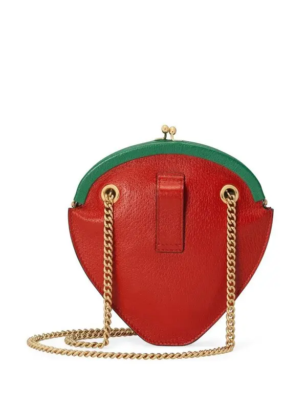 【GUCCI】DOUBLE G STRAWBERRY BAG Gucci Double G Strawberry Bag - Red | Editorialist