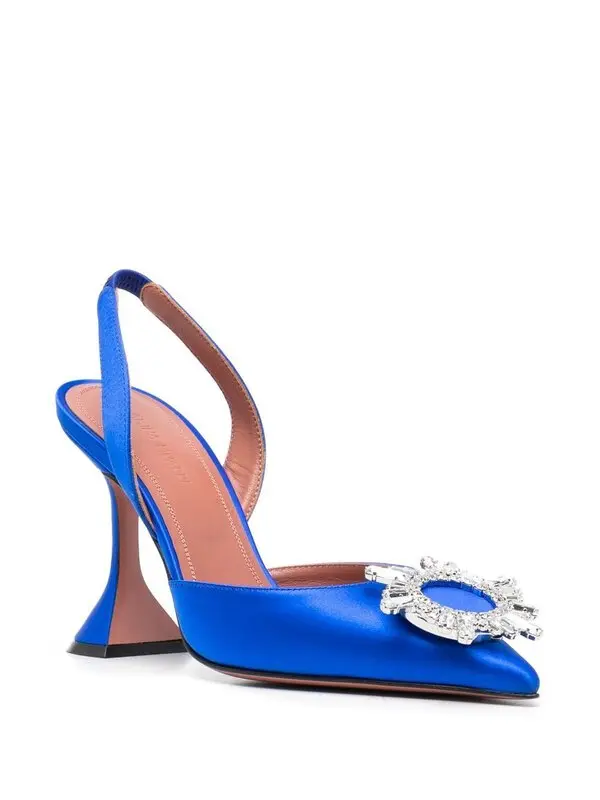 Amina Muaddi Begum 100mm Slingback Pumps