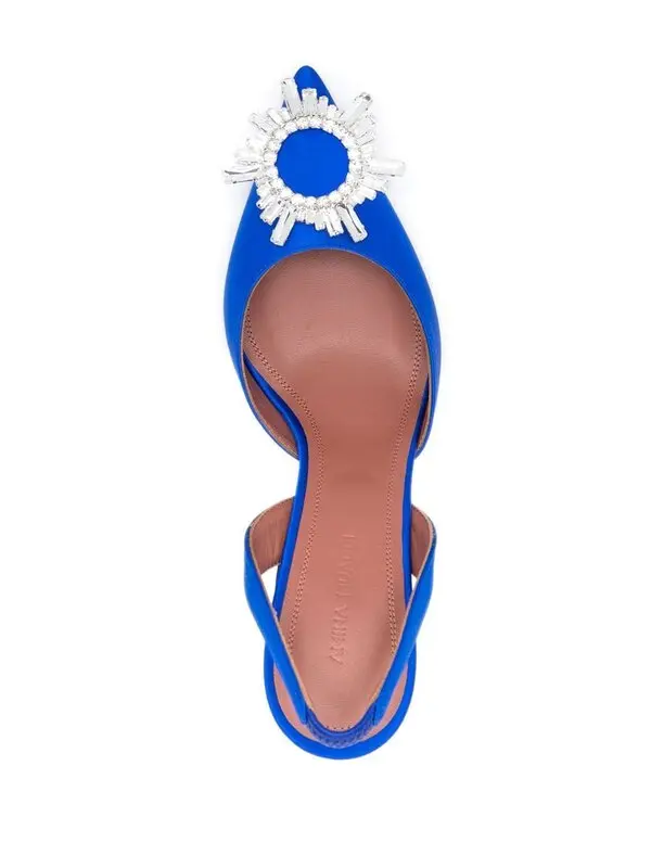 Amina Muaddi Begum 100mm Slingback Pumps