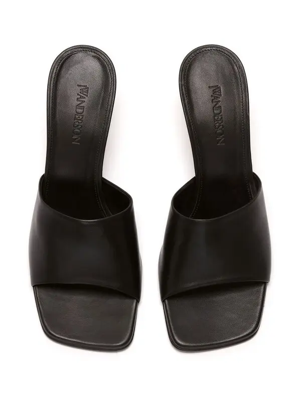JW Anderson Chain Heel Leather Sandals