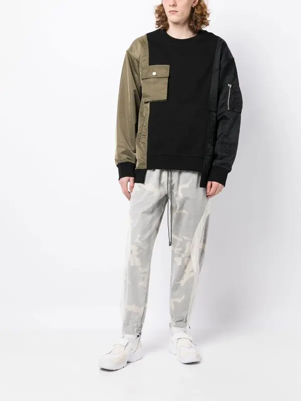 MOSTLY HEARD RARELY SEEN Corduroy Camouflage-print Track Pants - Grey