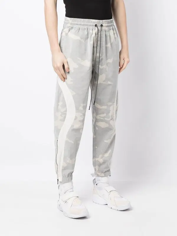 MOSTLY HEARD RARELY SEEN Corduroy Camouflage-print Track Pants - Grey