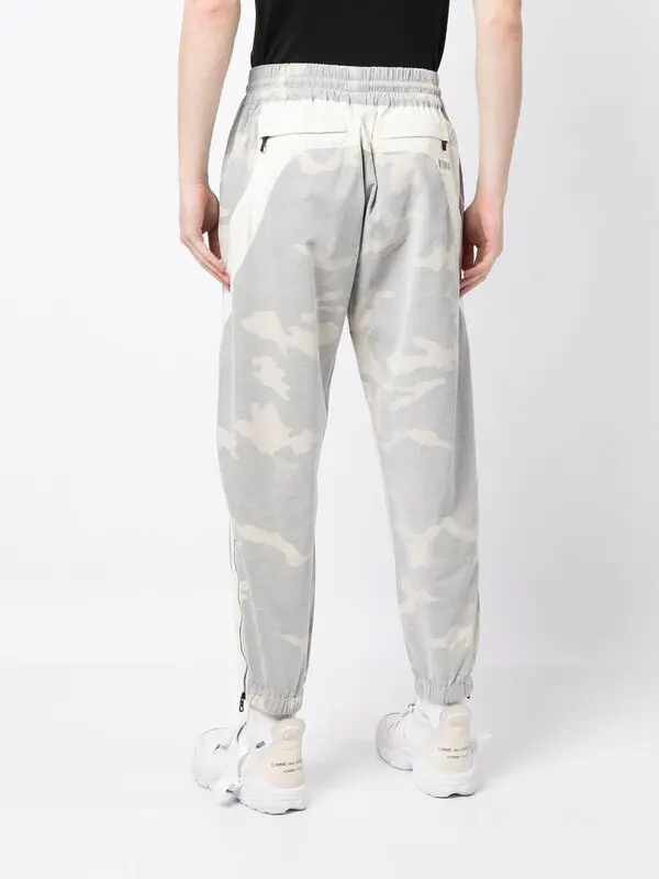 MOSTLY HEARD RARELY SEEN Corduroy Camouflage-print Track Pants - Grey