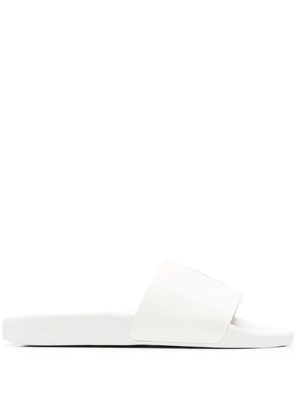 Polo Ralph Lauren Signature Pony Slides - White