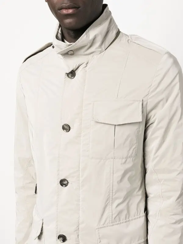 MOORER Porto Lightweight Jacket - Neutrals