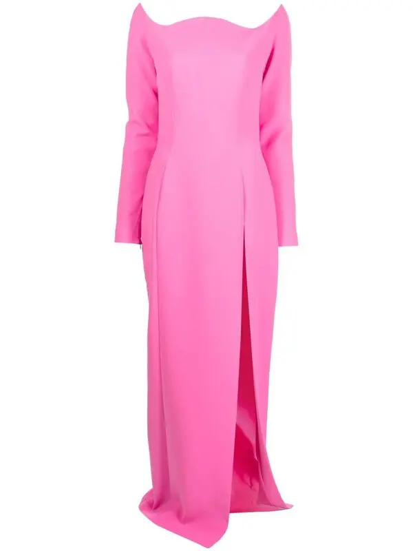 MONOT Off-shoulder Floor-length Gown