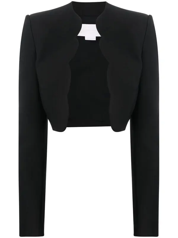 GENNY Cropped Blazer - Black