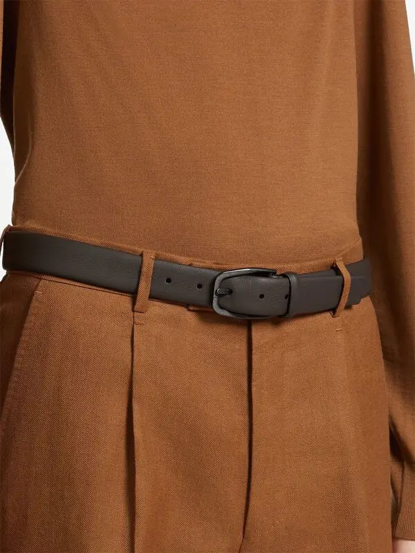 Zegna Leather Belt